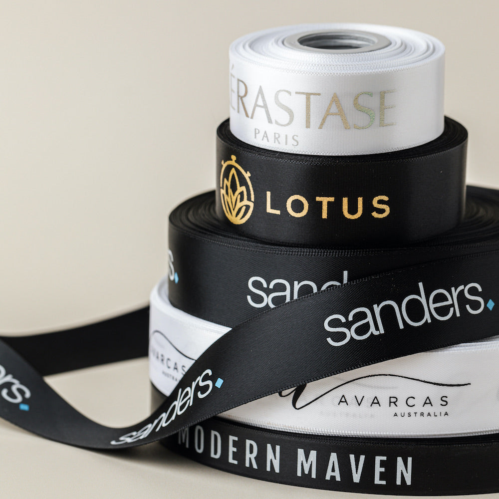 Custom Printed Ribbon – Coco & Bean